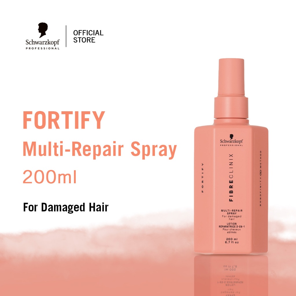 Schwarzkopf Professional Fibre Clinix Fortify Multi-Repair Spray 200ml ...