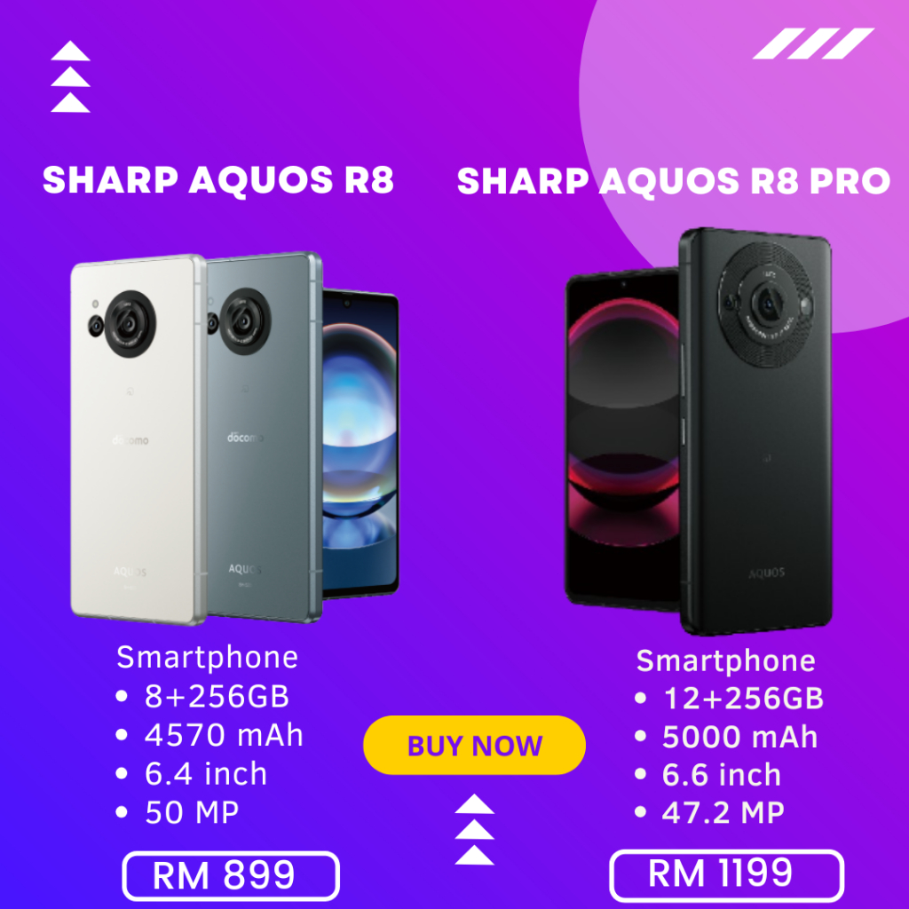 Sharp Aquos R8 pro (12+256 GB) & Sharp Aquos R8 (8+256 GB) (Original ...