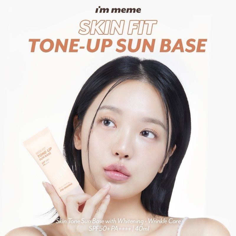 IM MEME I'm Skin Fit Tone-Up Sun Base SPF 50+ PA ++++ 40ml | Shopee ...