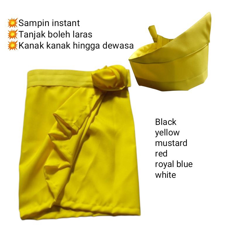 Sampin instant kanak kanak hingga dewasa @Sampin merdeka | Shopee Malaysia