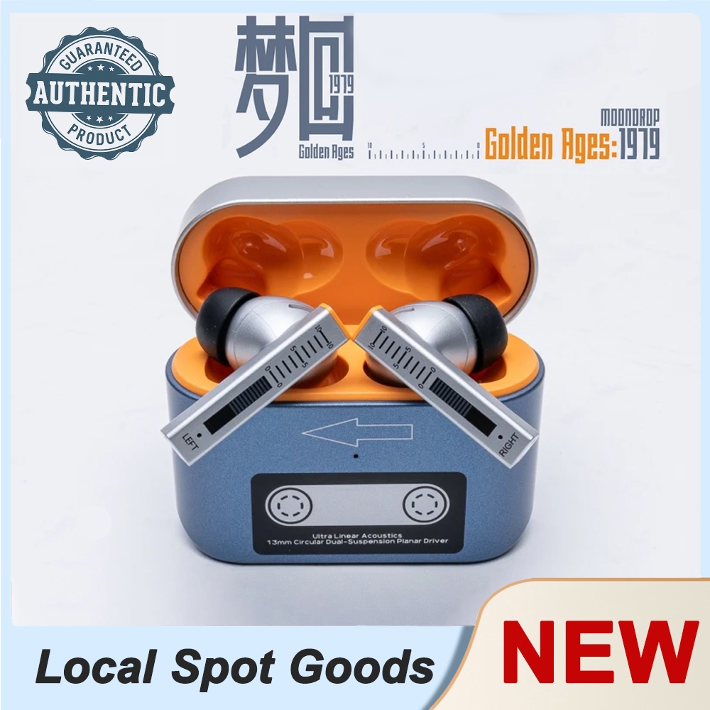 【In Local】MOONDrop Golden Ages TWS Earphones 13mm Super-Linear Full ...