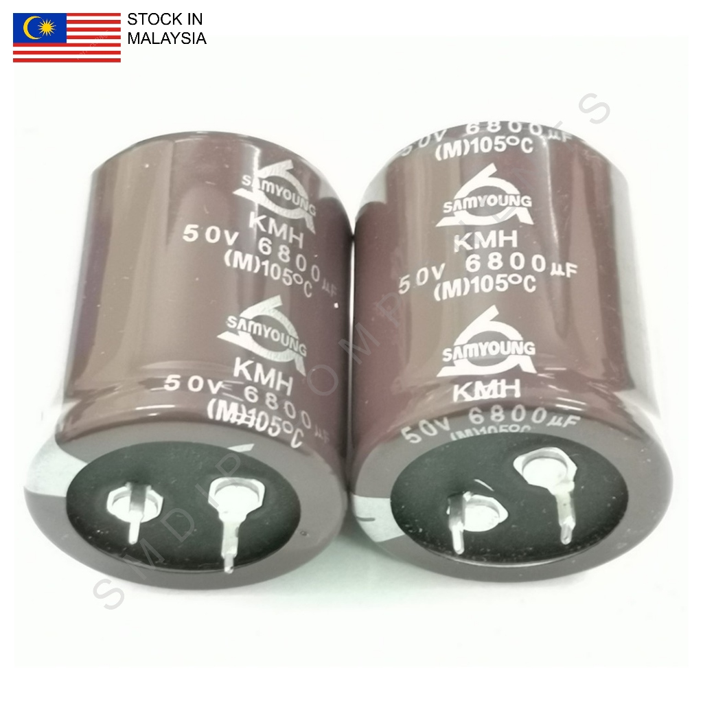 South Korea-Grade 6800uF 50V 105°C, Radial Capacitor, 30mm x 40mm | Shopee Malaysia