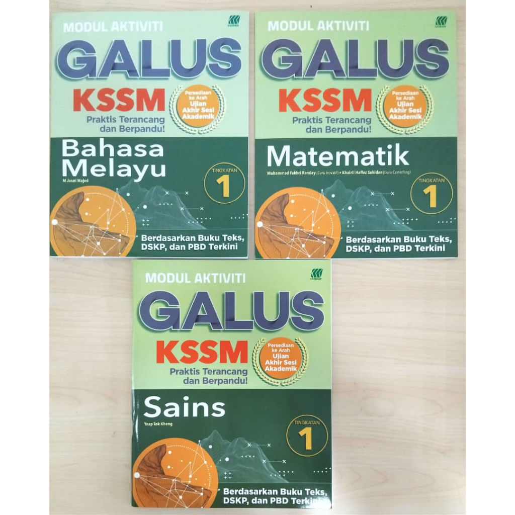 BUKU LATIHAN SASBADI MODUL AKTIVITI GALUS KSSM TINGKATAN 1 | Shopee Malaysia