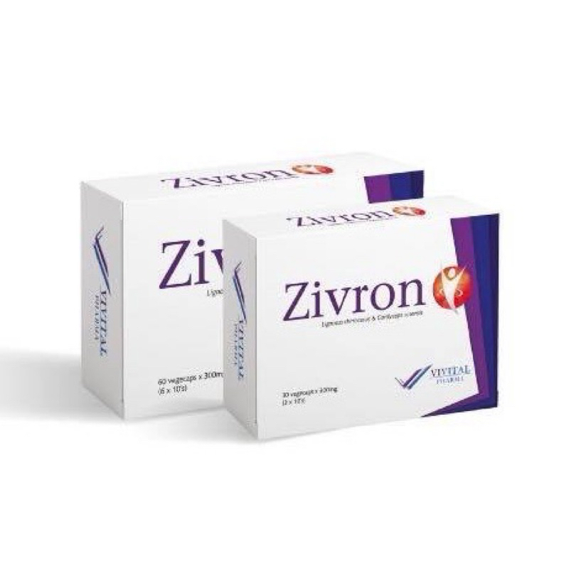 ZIVRON 300MG VEGECAPS 30'S/60'S (TIGER MILK MUSHROOM + CORDYCEPS ...