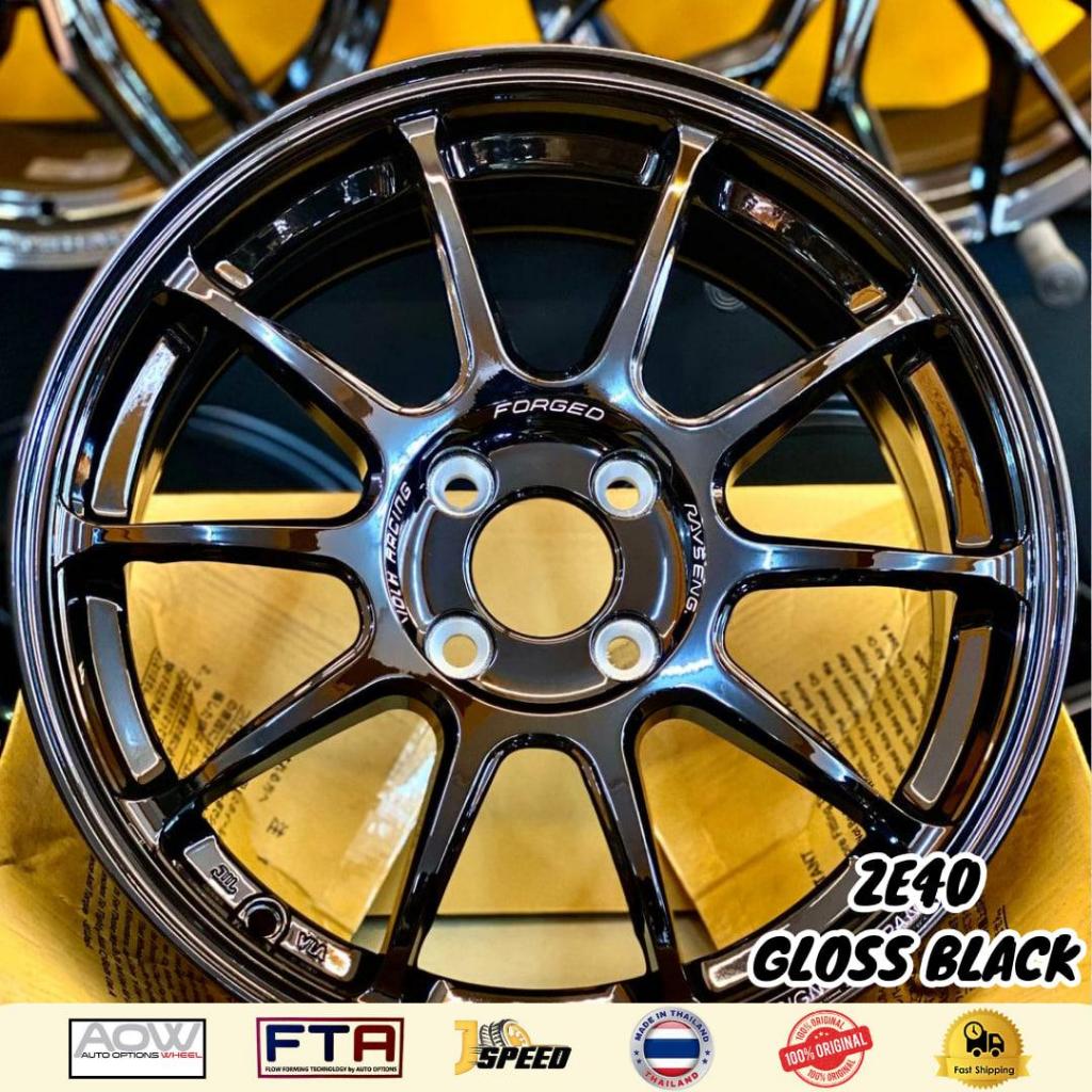 [NEW] ORIGINAL AOW ZE40 16 INCH GLOSS BLACK [FLOW FORMING TECHNOLOGY] | Shopee Malaysia