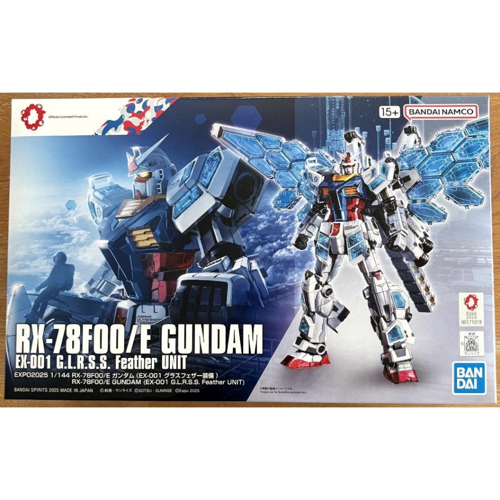 BANDAI SPIRITS EXPO2025 RX-78F00/E Gundam (EX-001 glass feather ...