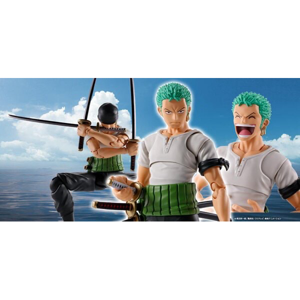 Bandai SHF S.H.Figuarts Roronoa Zoro -Romance Dawn- | Shopee Malaysia