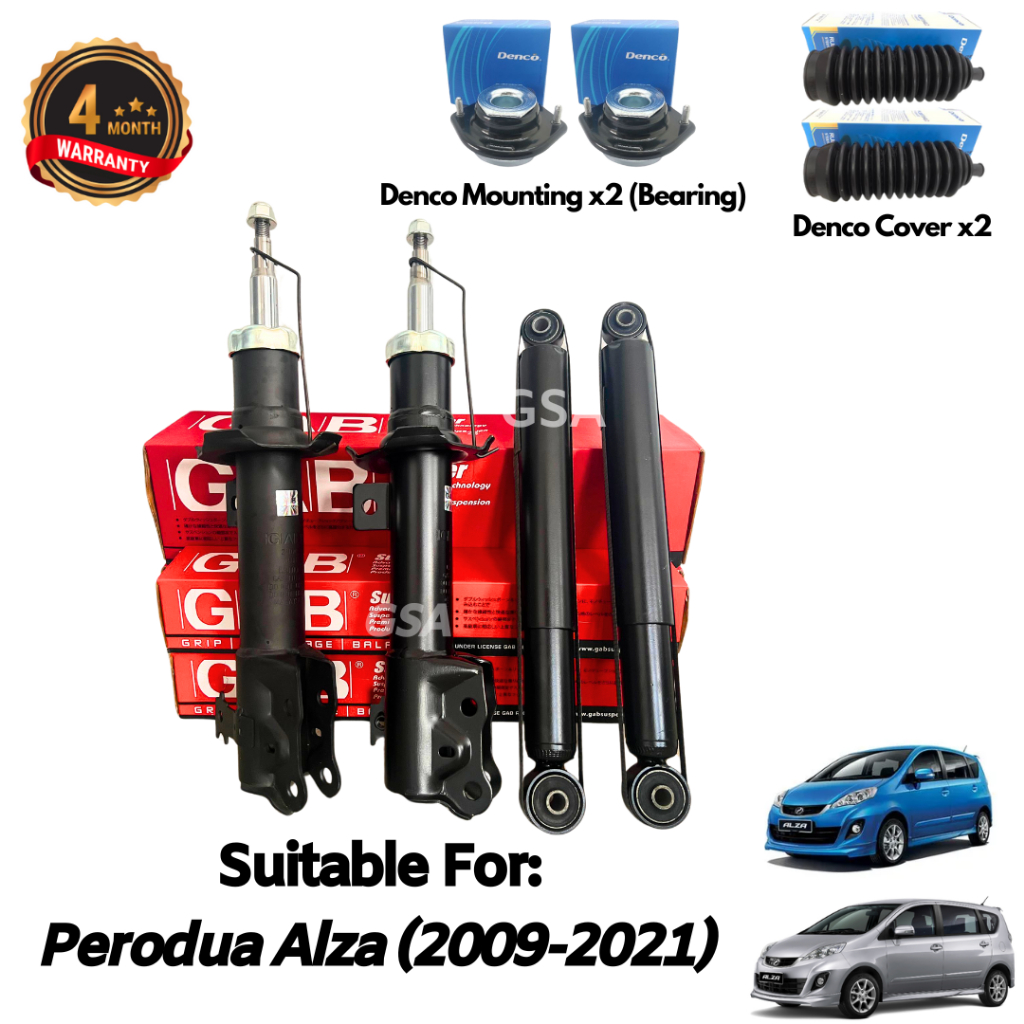 GAB Perodua Alza (2009-2021) Front (Depan) & Rear (Belakang) Super ...