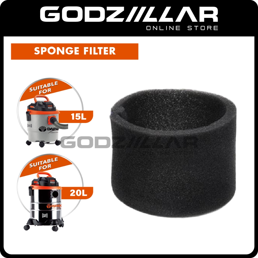 Daewoo Sponge Filter For Daewoo Pro Vacuum Cleaner Series | 15L / 20L ...