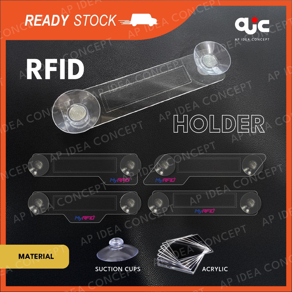 RFID Holder for TNG RFID Sticker | RFID Tag Holder | Shopee Malaysia