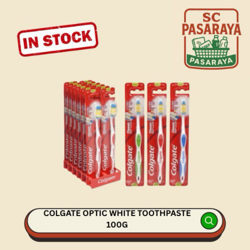Colgate Classic Deep Clean Medium Toothbrush (M) | Shopee Malaysia