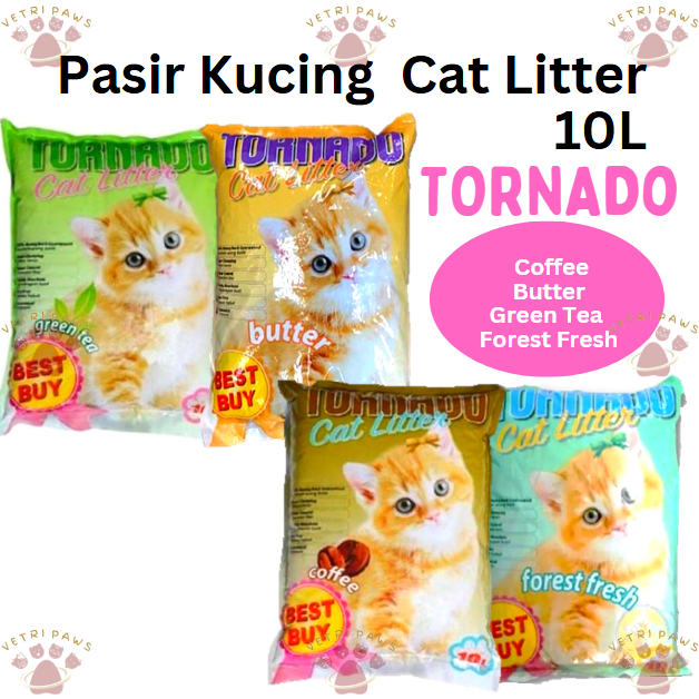 Tornado Cat Litter 10L / Amado Cat Litter 10L / Pasir Kucing 10L | Shopee Malaysia