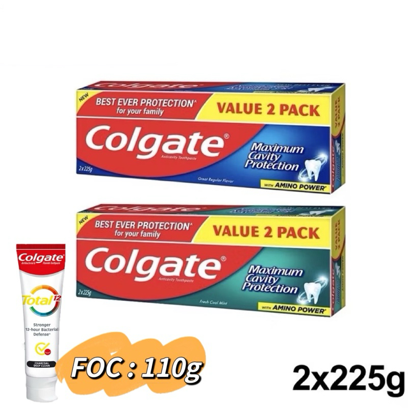 Colgate Maximum Cavity Protection Toothpaste Regular / Fresh Cool Mint ...