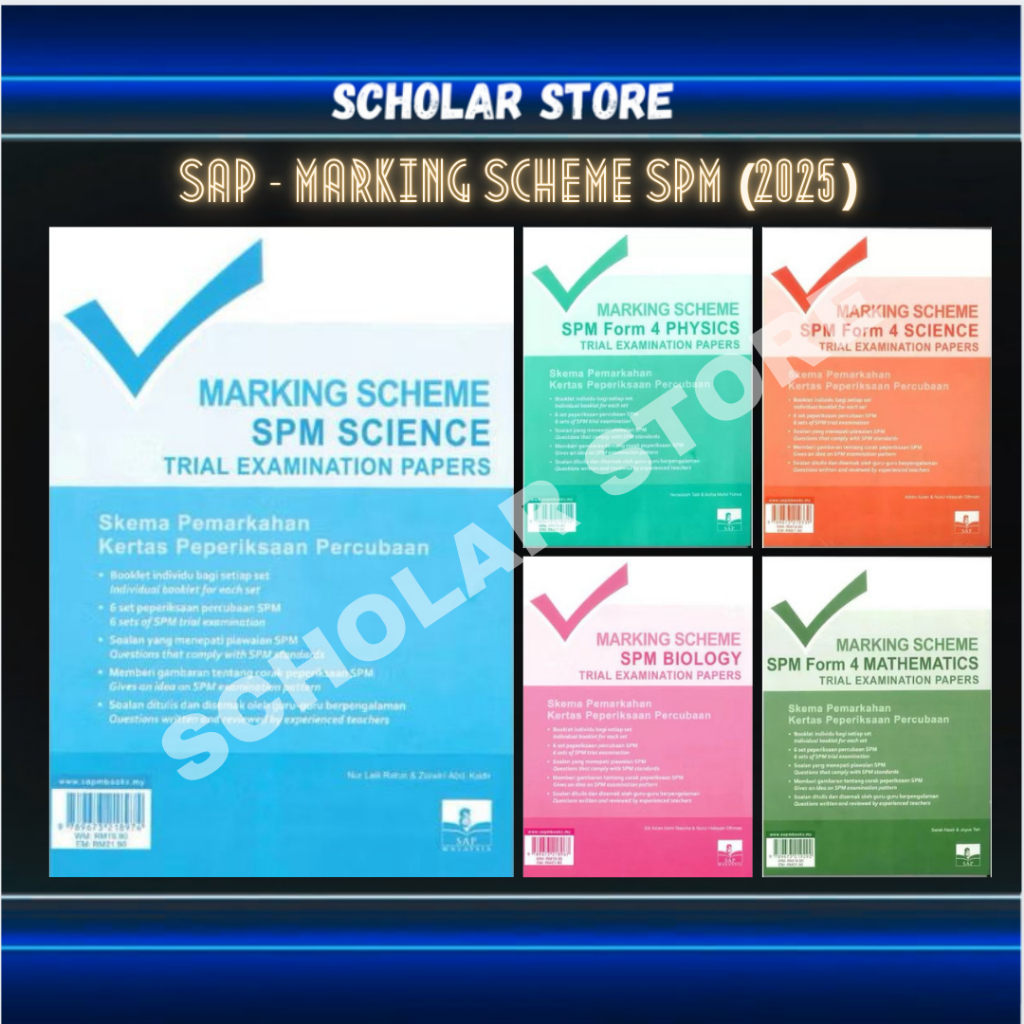 [SCHOLARSTORE] EXAM PAPER SET : Marking Scheme Trial Examination Papers ...