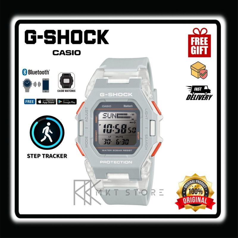 Original G-shock Step Tracker Bluetooth GDB500S / GD-B500S-8A / GD-B500S-8ADR Digital Watch ...