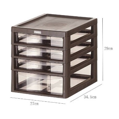 Clearance 4 Tier A4 Drawer Storage Rack with JEJ Japan A4 File ...