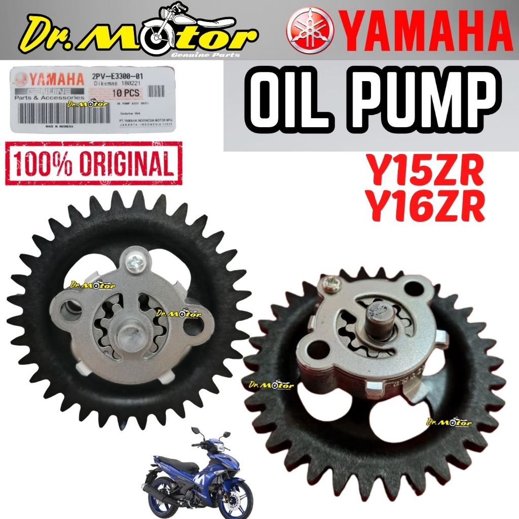 Y15ZR Y16ZR Y16 V1 V2 Y15 YSUKU OIL PUMP ASSY GEAR PAM MINYAK HITAM ...