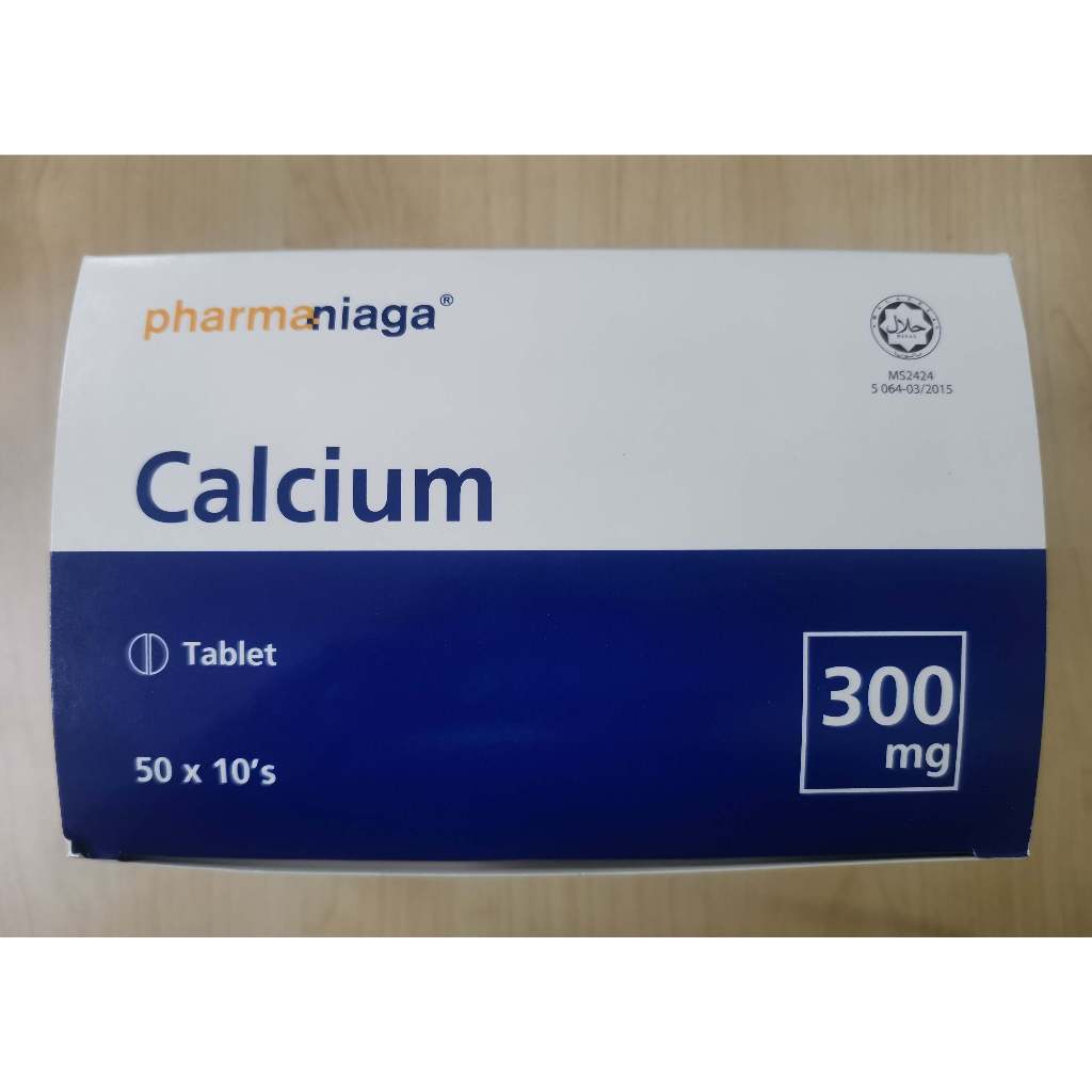 PHARMANIAGA CALCIUM LACTATE 300MG TABLET 500 TABLETS EXP 10/2027 ...