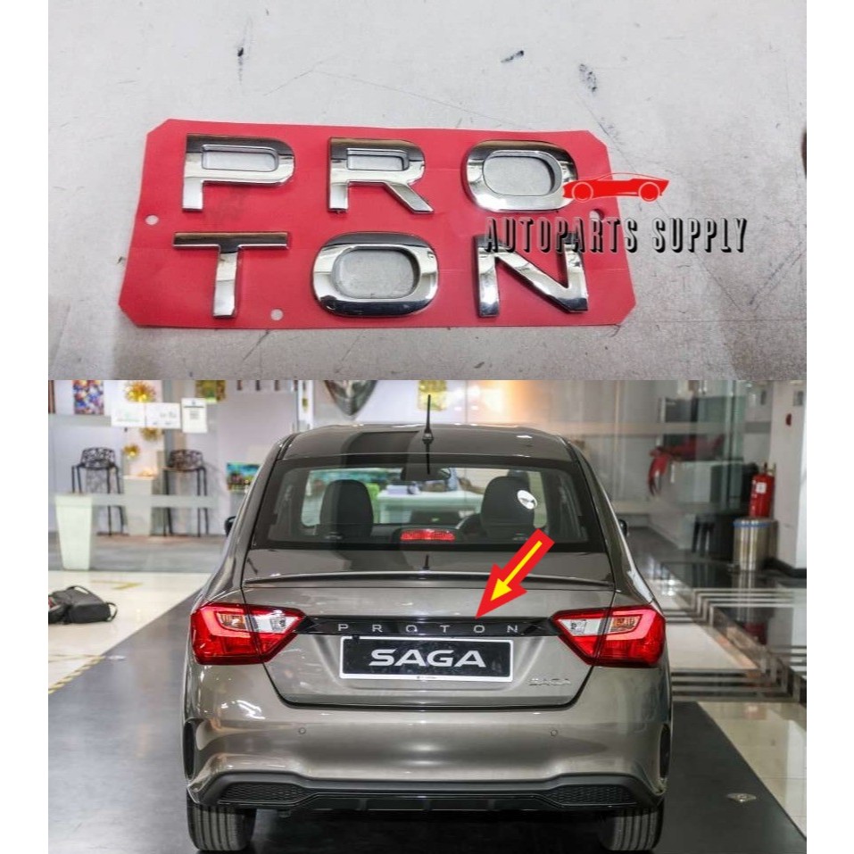 ORIGINAL PROTON SAGA VVT 2019 - 2025 P213 REAR BONNET GARNISH EMBLEM ...