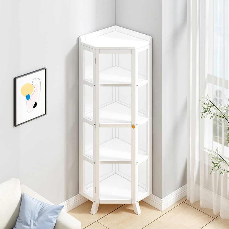 Corner Cabinet Corner Cabinet Wall Side Triangle Storage Cabinet Living ...