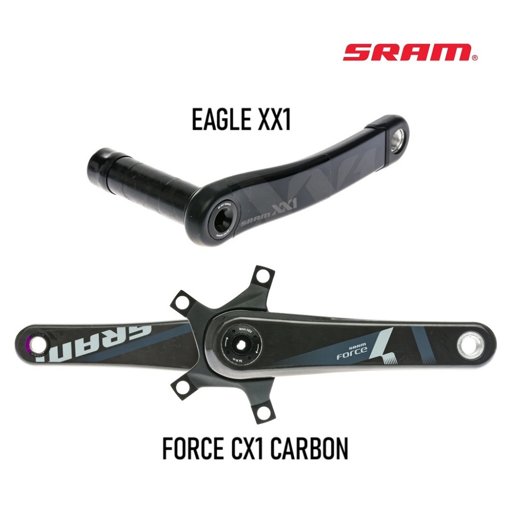 SRAM Force CX1 EAGLE XX1 CARBON Crank Arms 170mm GXP Axle 24mm BB | Shopee Malaysia