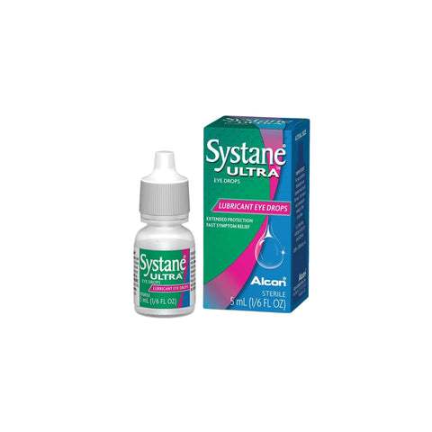 Alcon Systane Ultra Lubricant Eye Drops 5ml Fast Relief for Dry Eyes ...