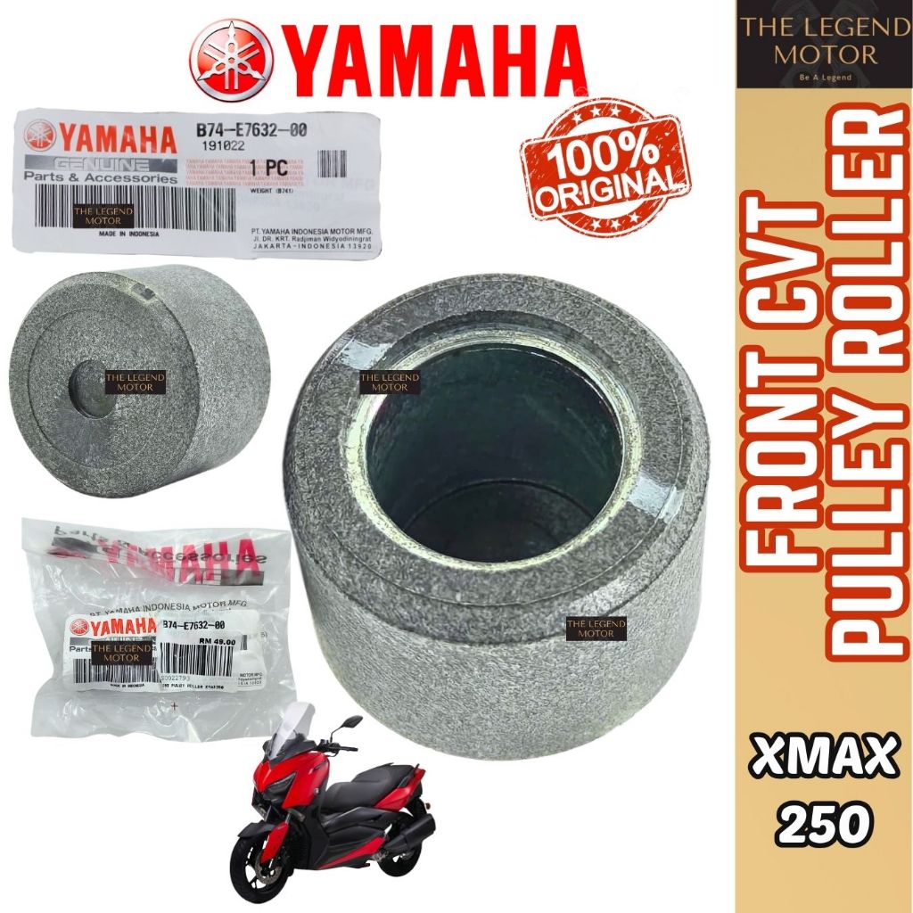 XMAX 250 XMAX250 X-MAX Front CVT Pulley Roller Pully Depan Weight Berat Guli Roler B74-E7632-00 ...