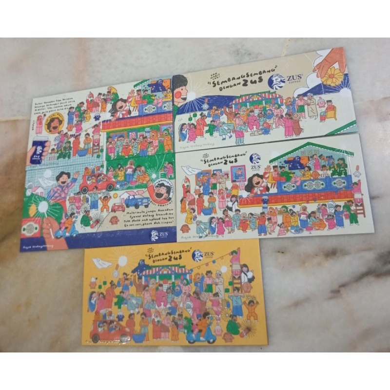 (C390): Sampul Raya Zus Coffee (5pieces) | Shopee Malaysia
