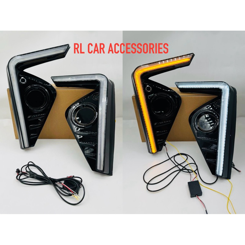 Perodua Ativa 2021 - 2025 front Rear DRL bumper led reflector fog lamp ...