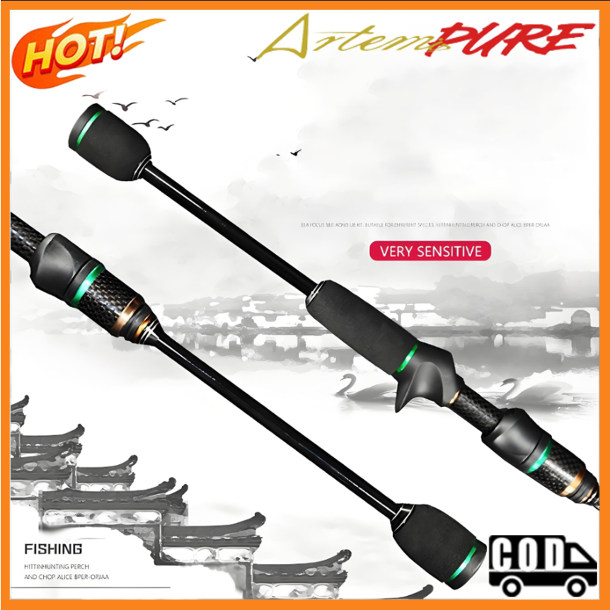 Artemis Casting Fishing Rod Spinning Rod Joran Pancing UL Power Solid ...