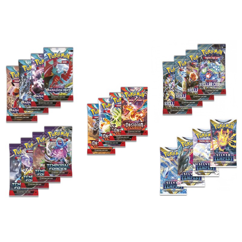 🇲🇾READY STOCK 🇲🇾Original Pokemon Booster Packs Paradox Rift Temporal ...