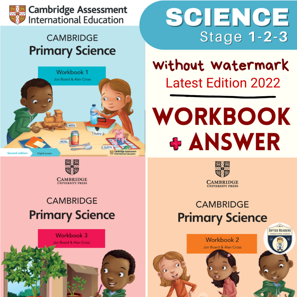 1 Softcopy🖨 Latest Cambridge Primary Science Workbook 1/2/3 Learner’s ...