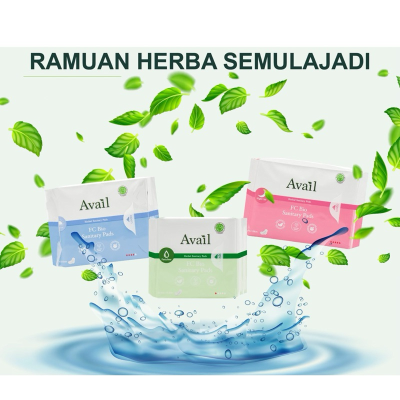Avail FC Bio Sanitary Pad - Pantyliner / Day Use / Night Use | Shopee ...