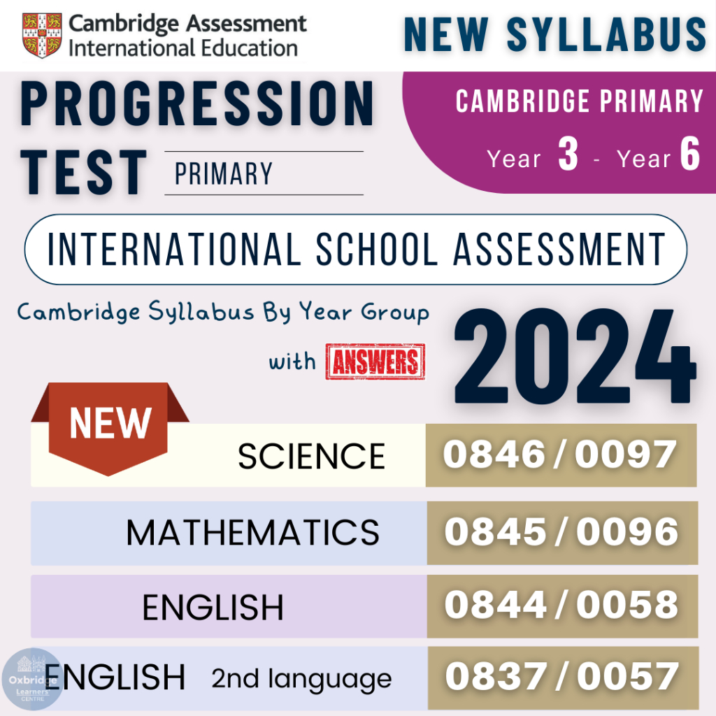 PY5 2024⚡ Primary Checkpoint Progression Test Papers + Answer English ...