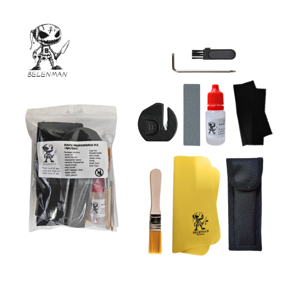 AC004 BELENMAN Maintenance Kit for EDC Pocket Knife/Multi Tool (9pc/1 ...
