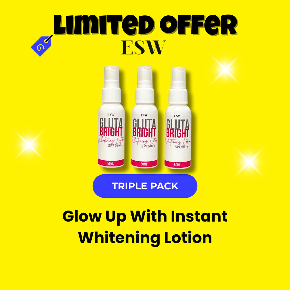 ESW Gluta Bright Instant Whitening Spray Lotion ( Face and Body ...