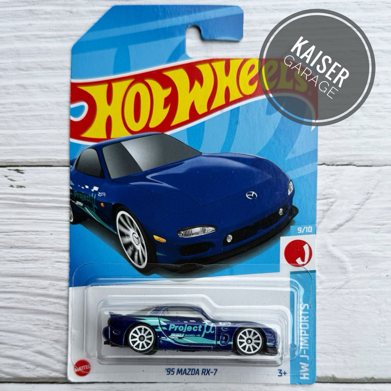 Hot Wheels : ‘95 Mazda RX-7 (Blue) | Shopee Malaysia