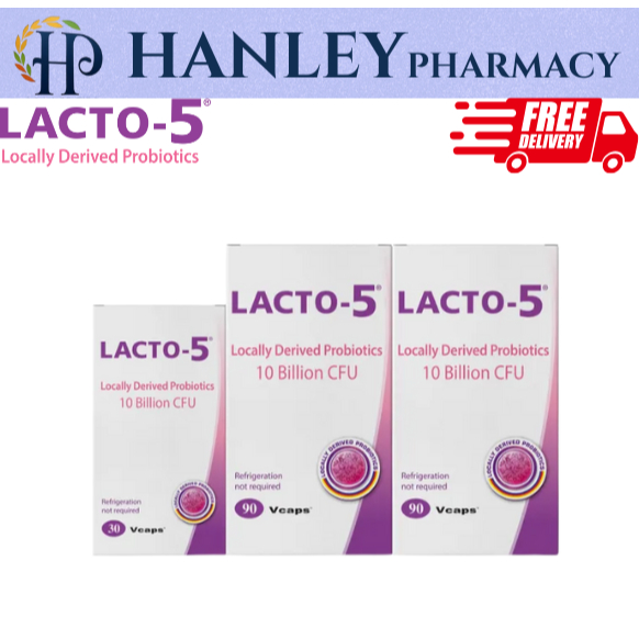LACTO-5 Probiotics 90s + 90s + 30s | Shopee Malaysia