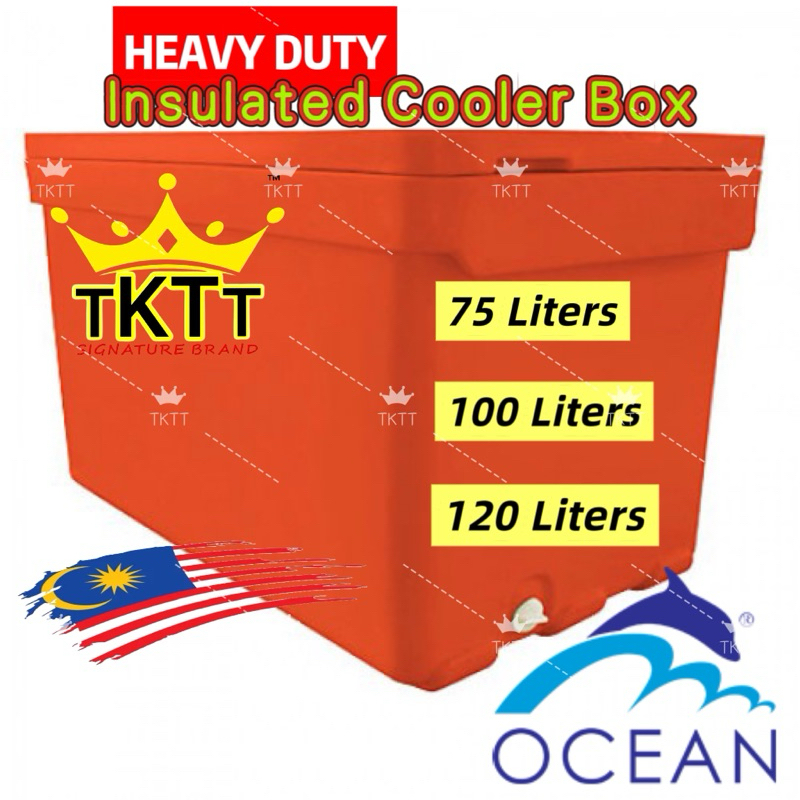 TKTT Heavy Duty Insulated Ice Box Cooler Box Ice bucket Picnic Cold ...