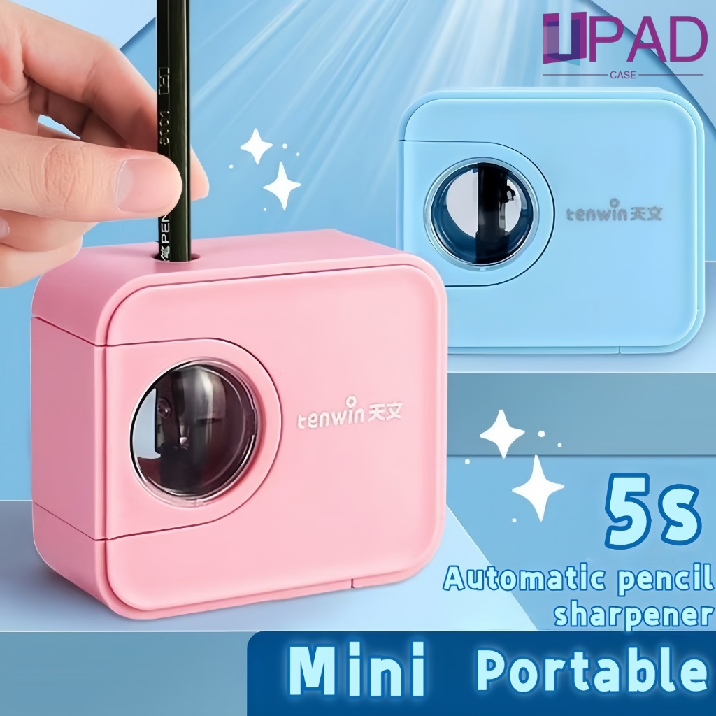 Mini Portable Electric Pencil Sharpener Automatic Pengasah Elektrik for ...
