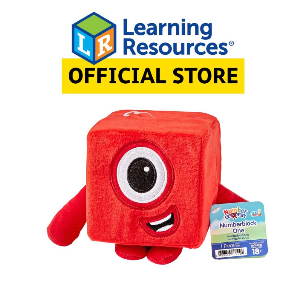 Learning Resources Numberblocks One Plush by Hand2Mind- Age 18+ Months ...