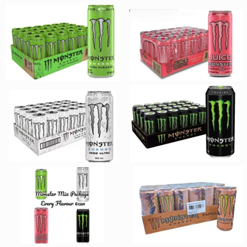 Monster Energy Drink Original 24x355ML | Shopee Malaysia