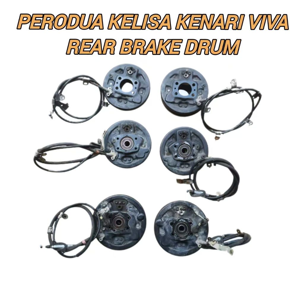 Rear Brake Lining / Brake Drum Wheel Bearing Perodua Kelisa Kenari Viva ...