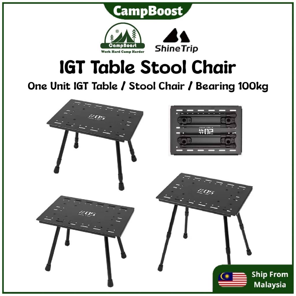 CampBoost SHINETRIP 05 IGT Table Stool Chair Mini Tactical Camping ...