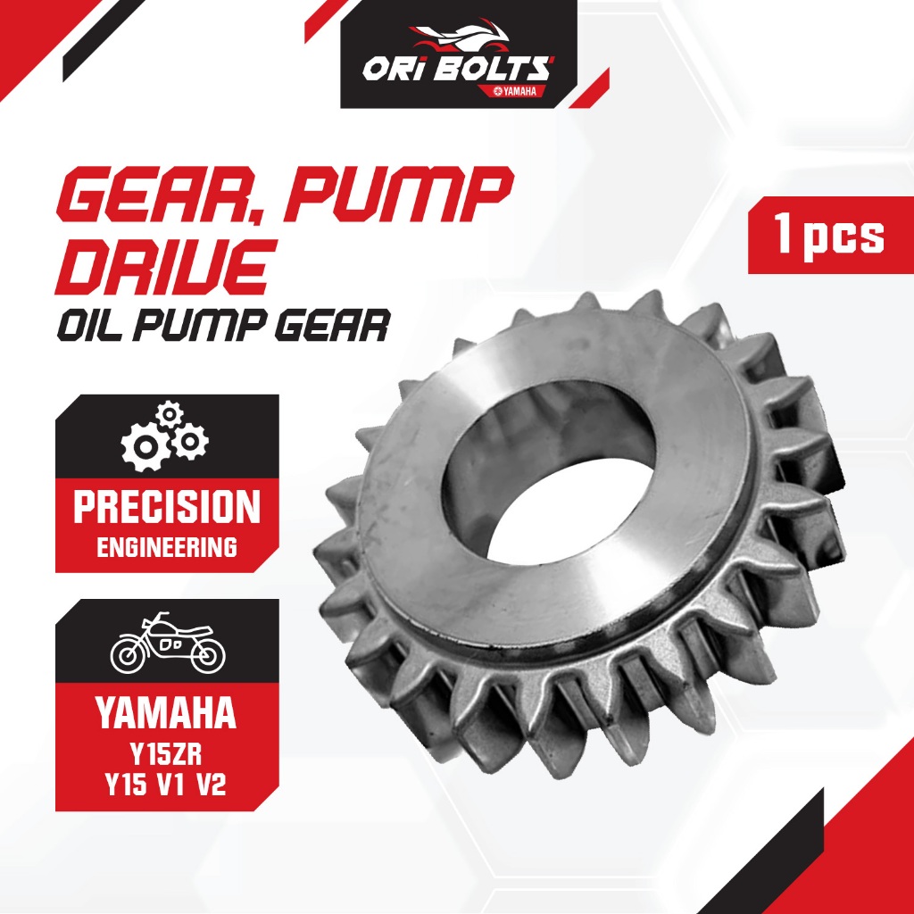 2PV-E3324-00 Yamaha Original Y15ZR Y15 (0708) V1 V2 Oil Pump Gear Drive ...