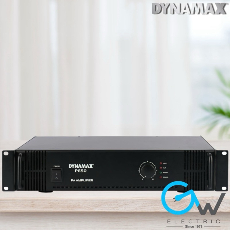 DYNAMAX P650 650W Public Address Booster Amplifier | Shopee Malaysia