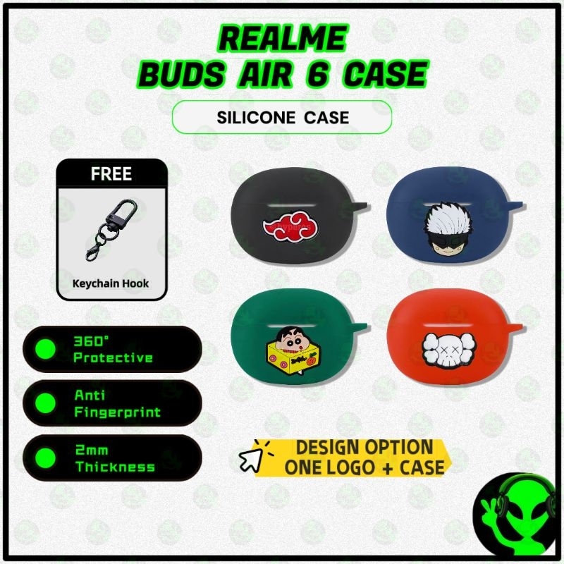 Realme Buds Air 6 Case Wireless Earbud Protective Shell Soft Silicone ...