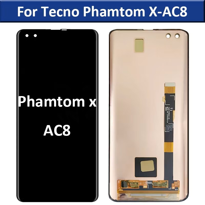 OLED LCD For Tecno Phantom X AC8 / Tecno PhantomX AC8 6.7" LCD Touch ...