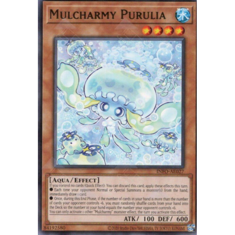 Yugioh INFO-AE027 Mulcharmy Purulia (R) | Shopee Malaysia