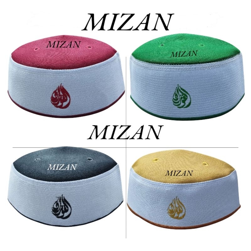 Kopiah Logo Kopiah Solat Kopiah Umrah Haji MIZAN | Shopee Malaysia